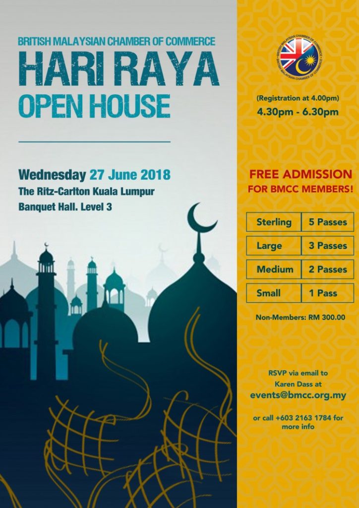 BMCC HARI RAYA OPEN HOUSE – British Malaysian Chamber Of Commerce (BMCC)