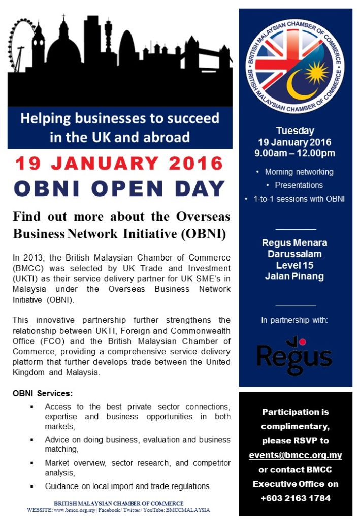 OBNI OPEN DAY – British Malaysian Chamber Of Commerce (BMCC)