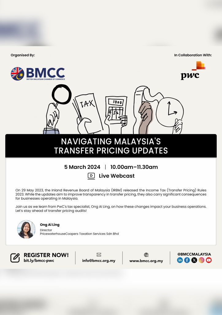 Webinar | Navigating Malaysia’s Transfer Pricing Updates – British ...