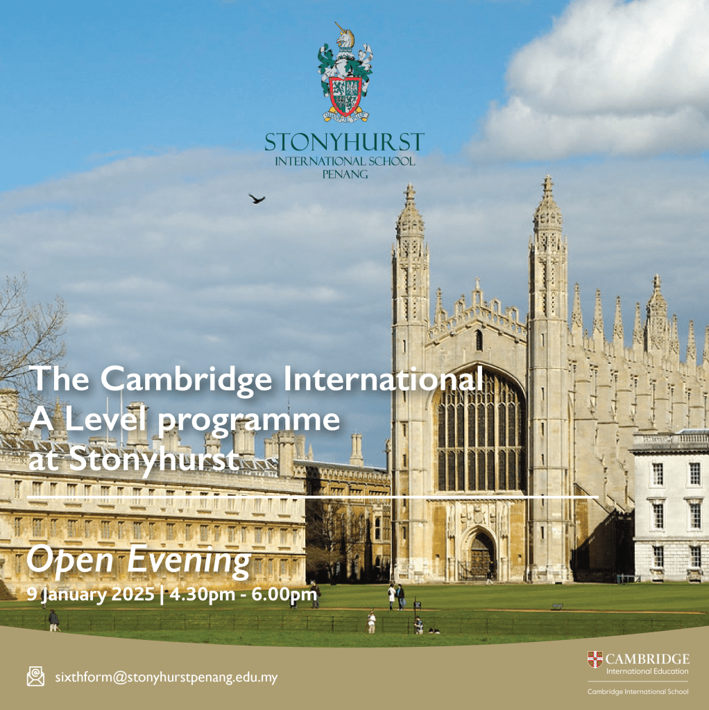 Stonyhurst International School Penang | A-Level Open Evening on 9 ...