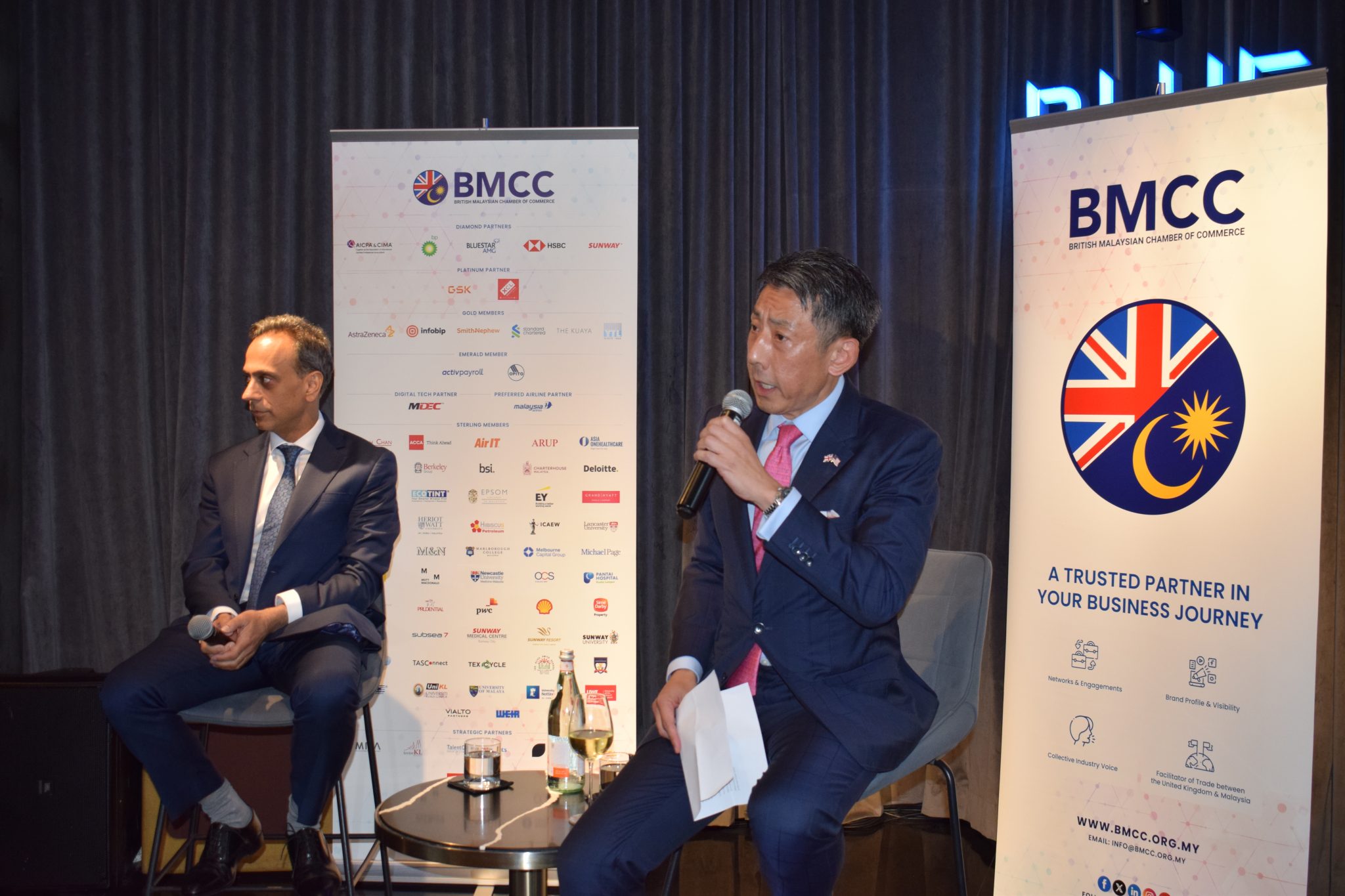 Welcoming H.E. Ajay Sharma, British High Commissioner to Malaysia at EQ Hotel Kuala Lumpur ...