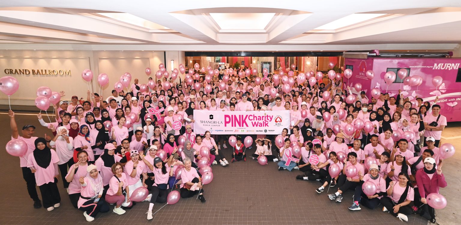 Shangri-La Kuala Lumpur Kicks Off Pink October with Charity Walk and Afternoon Tea in Support of ...
